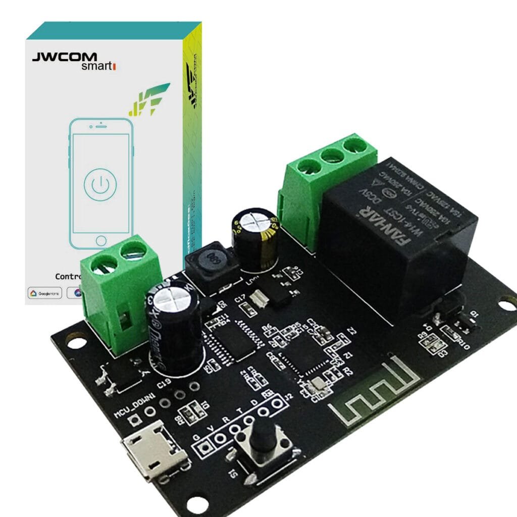 Módulo Interruptor Relé Wi-Fi Pulso App Tuya – Jwcom SA-PU01 DIY ...